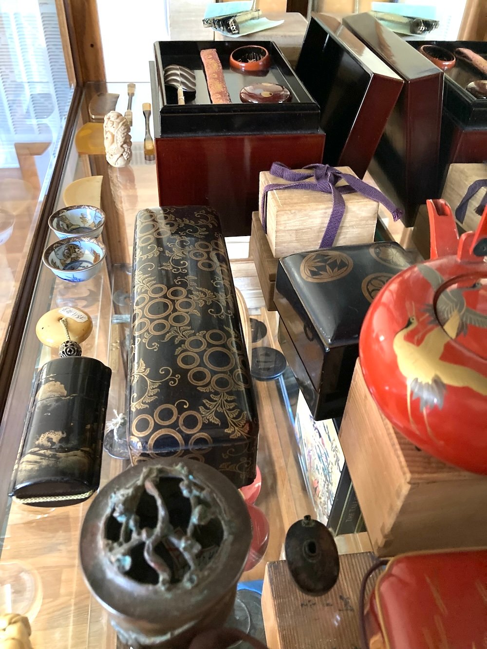 Japanese and Asian antiques in Monte Vista, San Antonio, Texas.